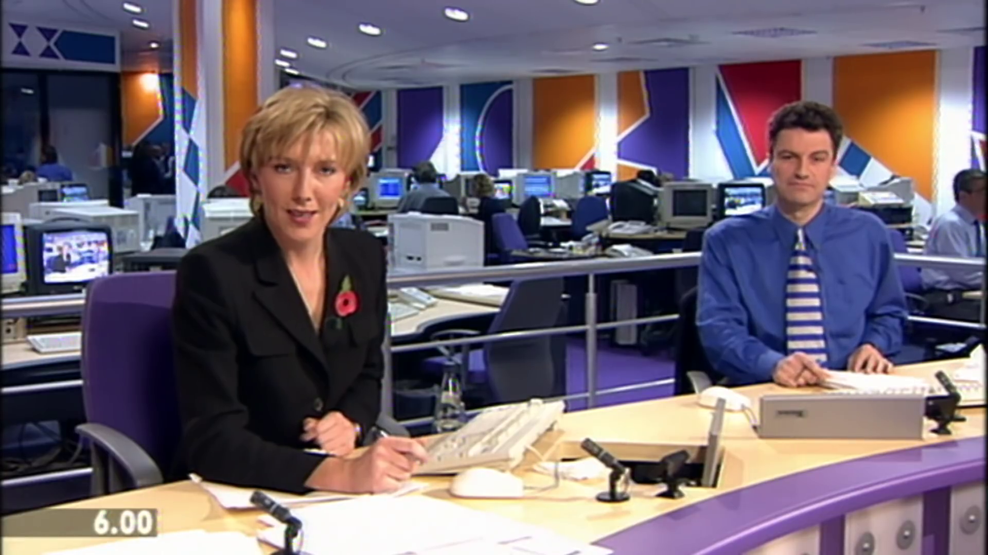 20 years of the BBC News Channel (BBC News 24): Thursday 9th November ...